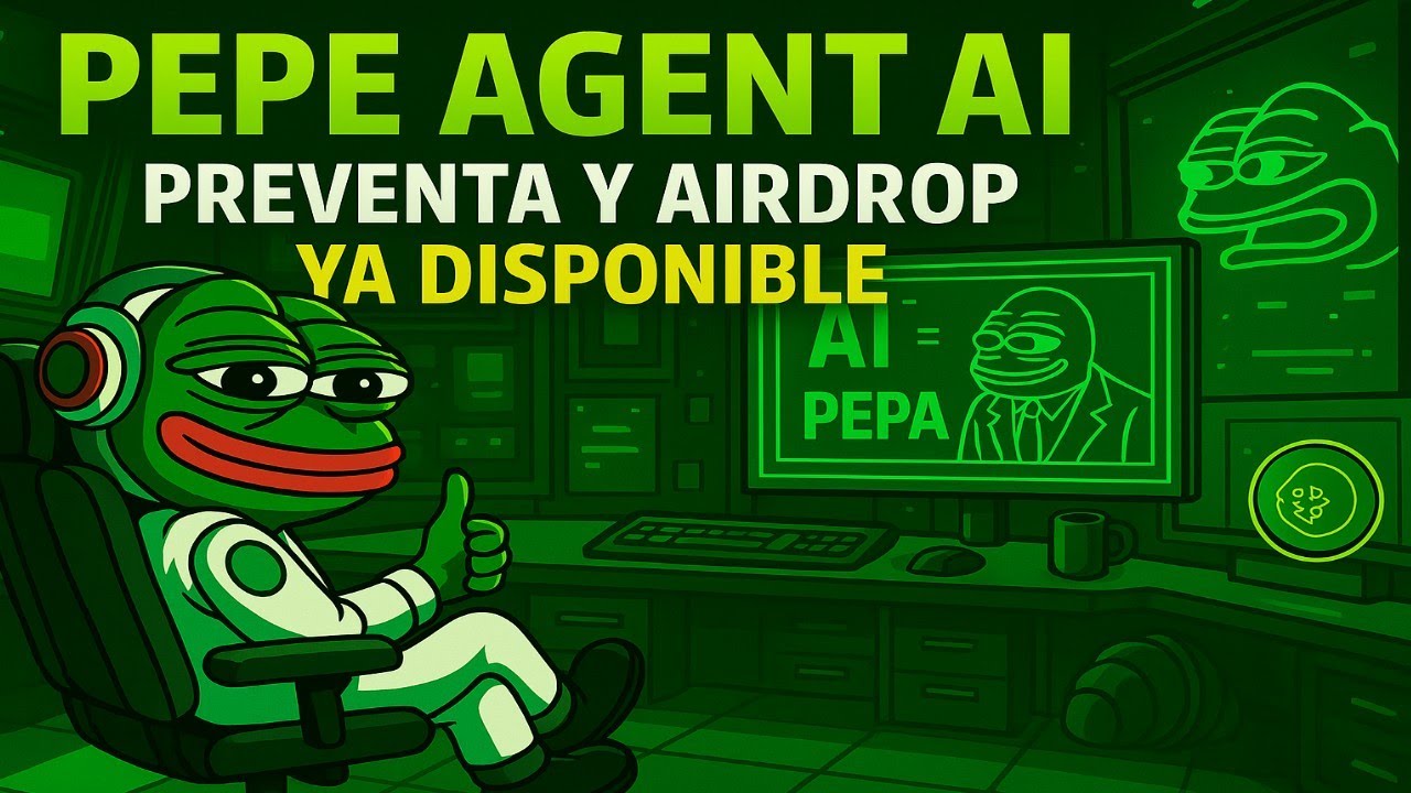 🔥 ¡PEPE AGENT AI ($PEPA) ROMPE INTERNET! 🚀 Preventa + Airdrop EXCLUSIVO ...
