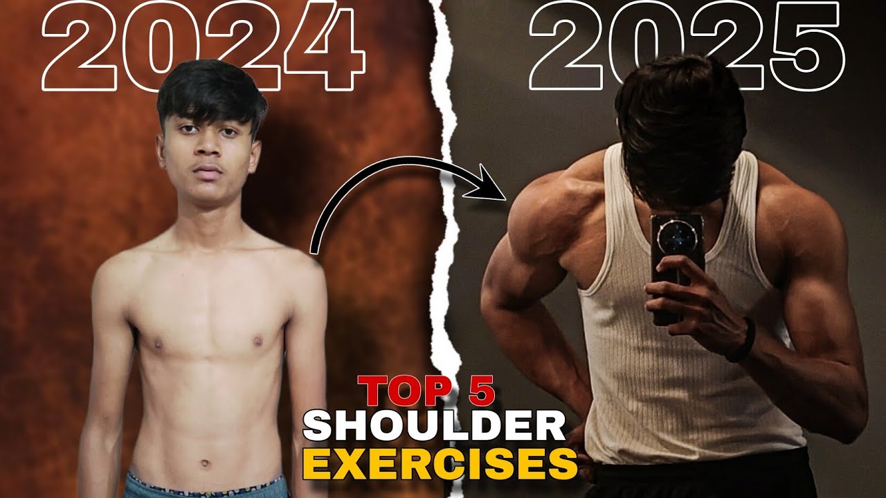 top 5 shoulders exercise. 5 best shoulders exercises.#bodybuilding # ...