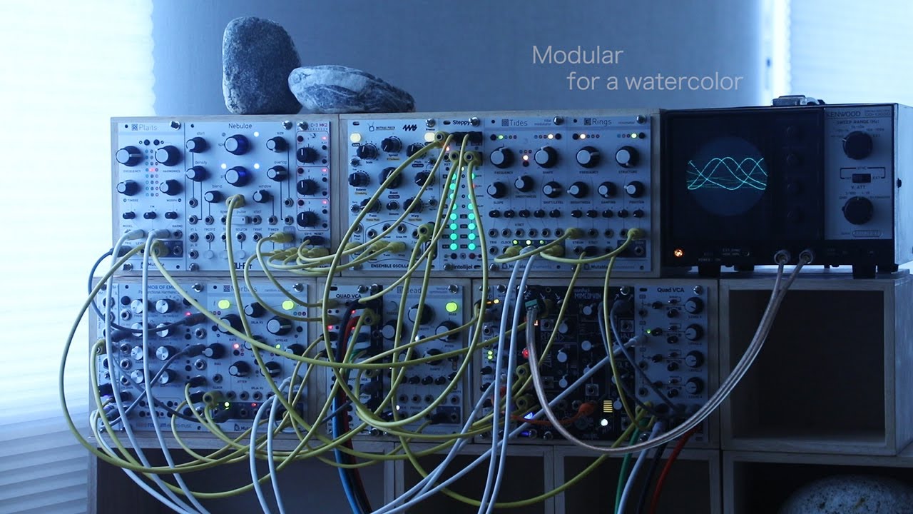 Mob of Emus + Beads Plaits + Mimeophon Ambient / Ensemble Oscillator Nebulae Marbles Rings Tides ...