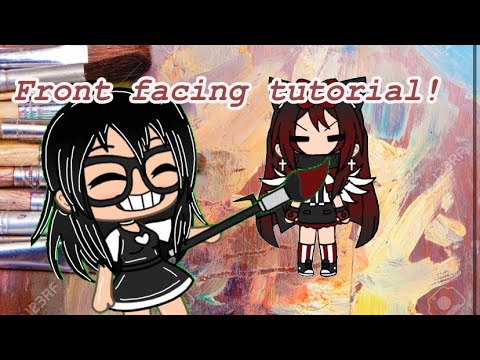Front facing gacha character || tutorial || (Gacha Girl) - YouTube