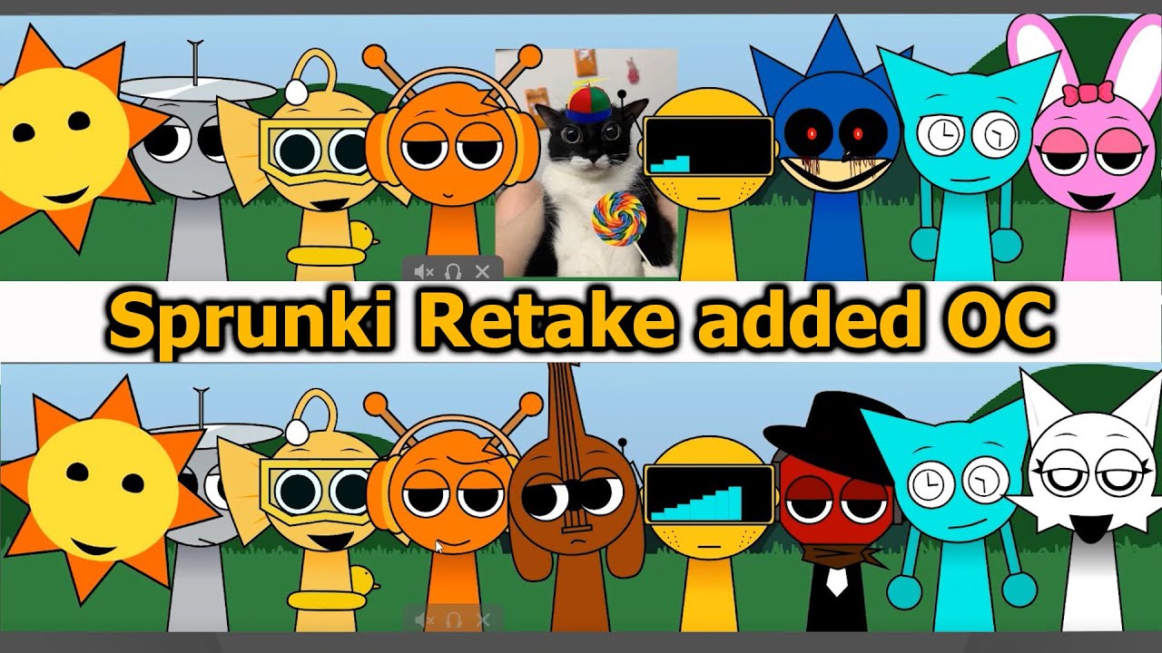 Sprunki Retake added OC - Check each out and Mix all Character - YouTube