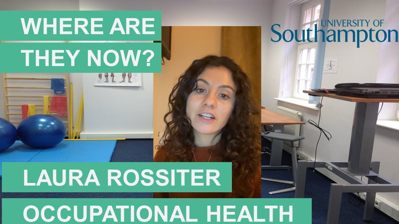 Ask The Expert: Where are they now? Laura Rossiter | Occupational ...