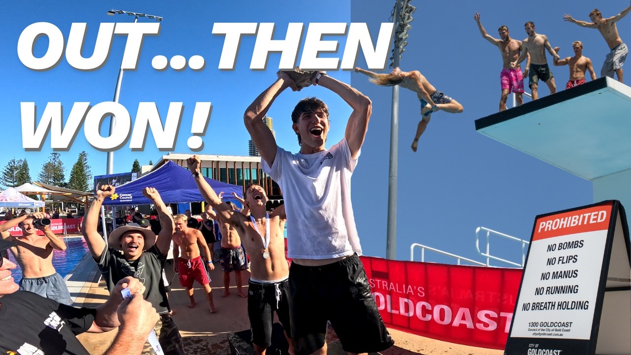 I Competed In Australia's BIGGEST Death Diving Competition And WON ...