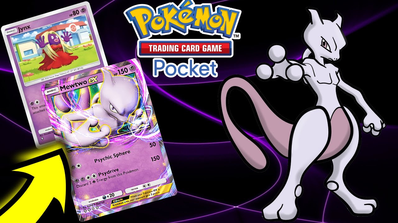 POKÉMON: TCGP THIS ONE EX MEWTWO DECK IS CRAZY!!! - YouTube