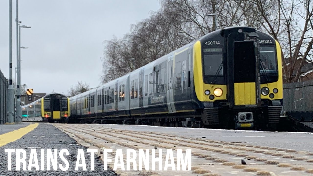 Trains at Farnham • 19/03/24 - YouTube
