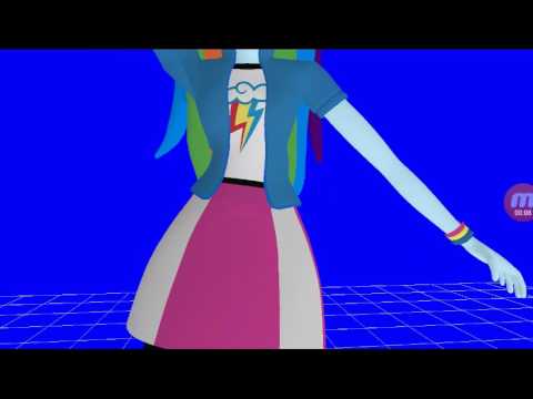 🌈🌈 [ MMD ] Rainbow Dash - Ievan Polkka - YouTube