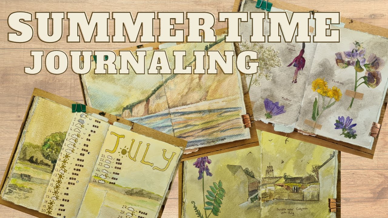 Four Spreads in my 2022 Nature Journal - YouTube