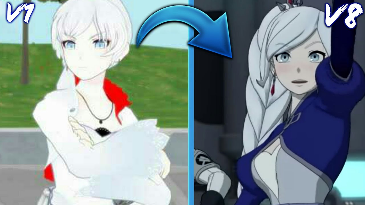 WeissSchnee before and after V1/V7 -Rwby |RWRORIZ_RWBY - YouTube