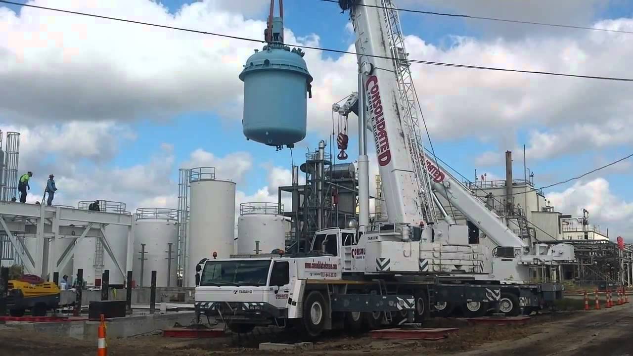 Consolidated Crane & Rigging company: Lifting 80k Lbs reactor vessel ...