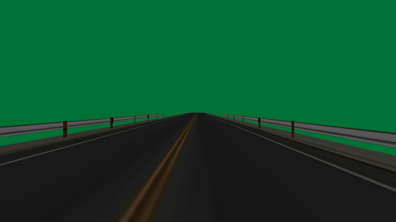 High Street Estrada green screen footage free editável - YouTube