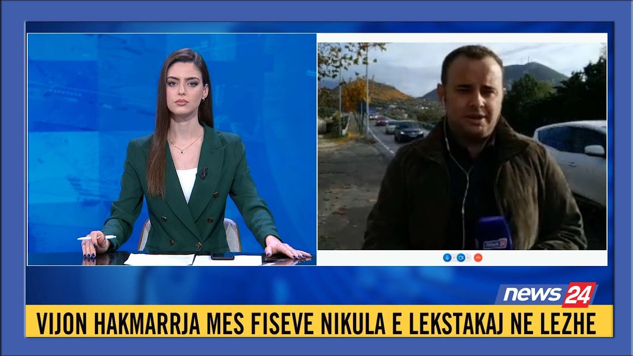 3 dhjetor 2023 Edicioni i Lajmeve ne News24 ne studio Klevisa Gjika ...