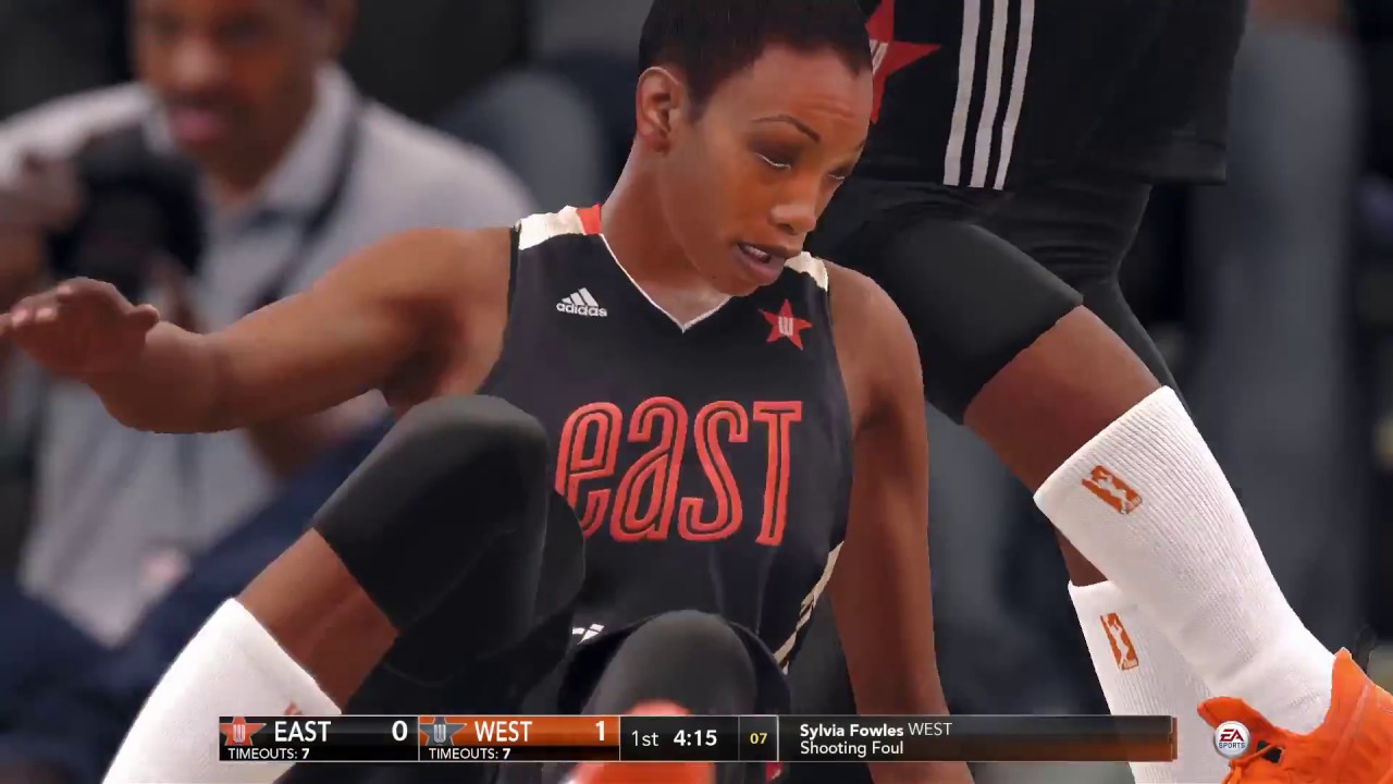 NBA LIVE 18 - WNBA West All-Stars vs East All-Stars 1080p - 1st Qrt ...