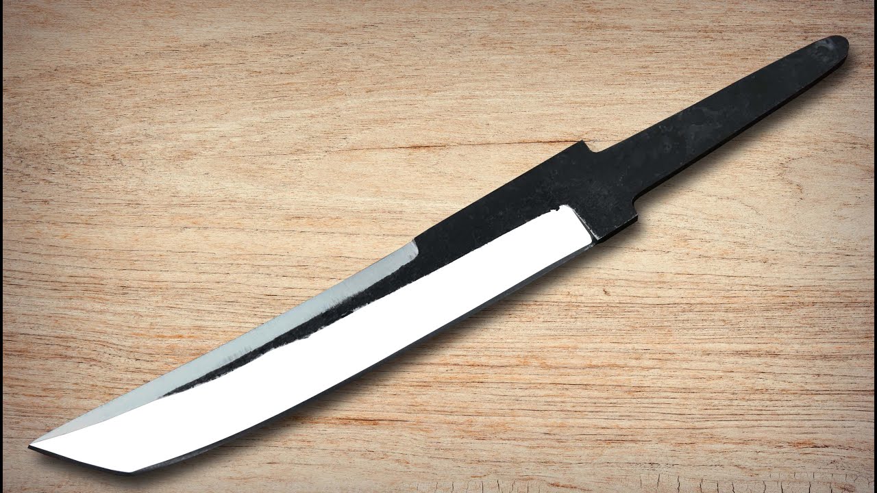 Tanto Bowie Blade 1095 High Carbon Steel Blank Blade Hunting Knife ...