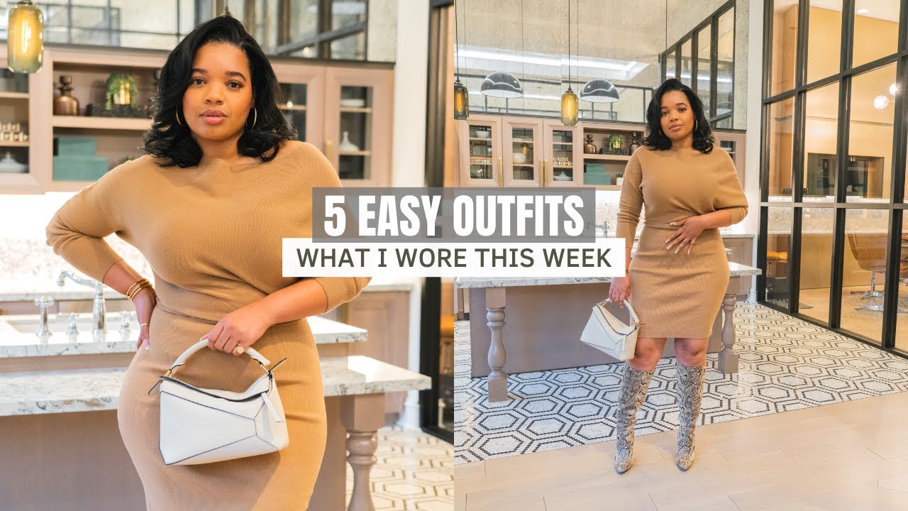 5 Easy Outfits To Look Good This Winter | What I Wore This Week 158 ...