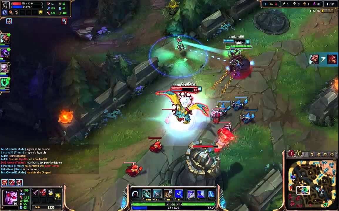 Bloodthirster/Phantom Dancer build on Vayne. - YouTube