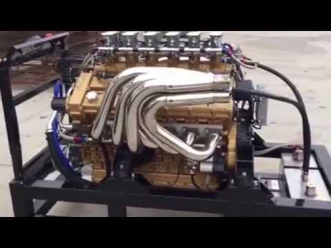 Lamborghini Class 1 Offshore 800hp engine sound - YouTube