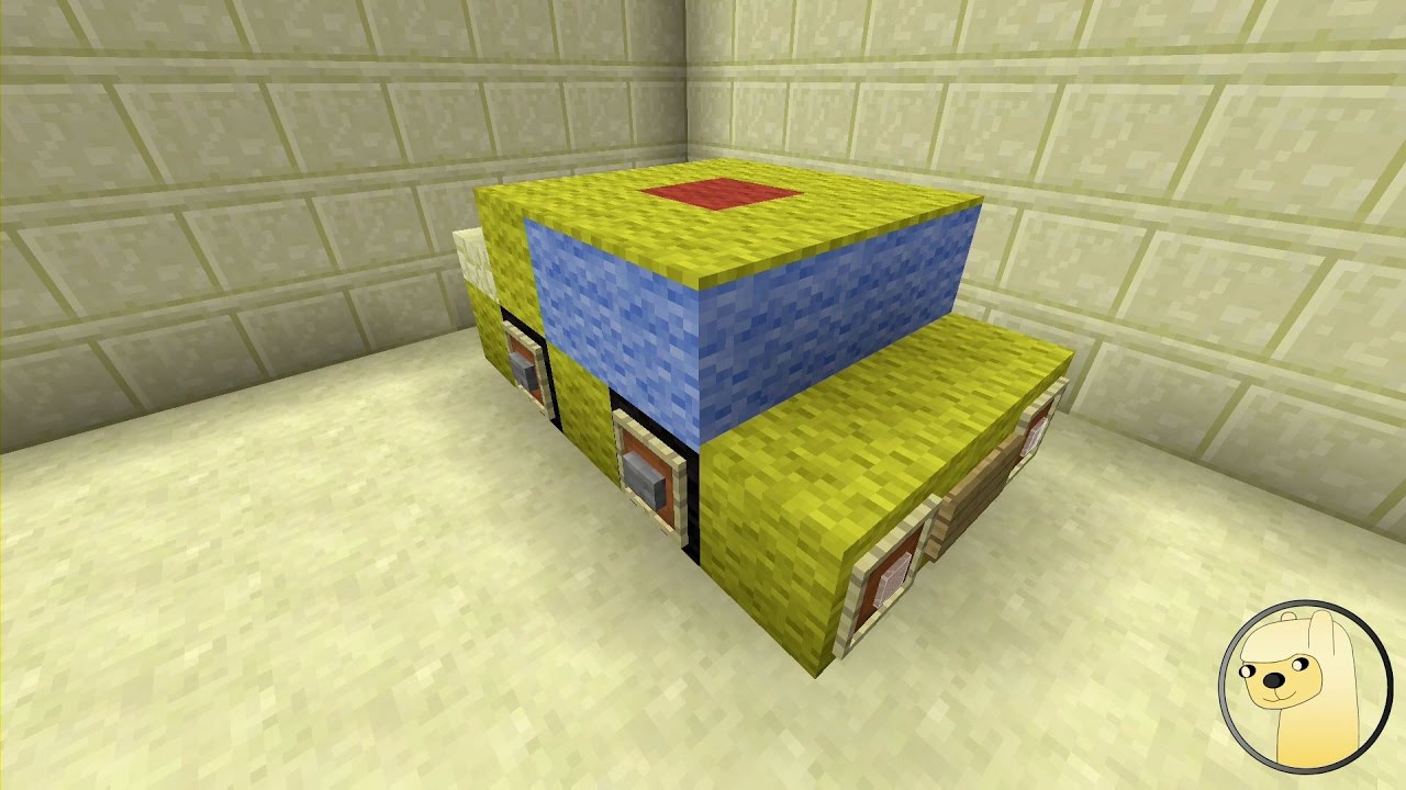 Minecraft - How To Build Transformers G1 Bumblebee! (Updated) - YouTube