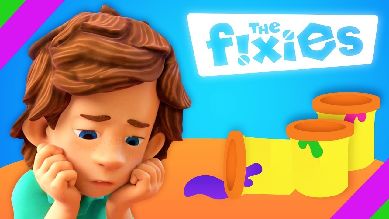 Modeling Clay MAYHEM! | The Fixies | Cartoons For Kids | WildBrain Fizz ...