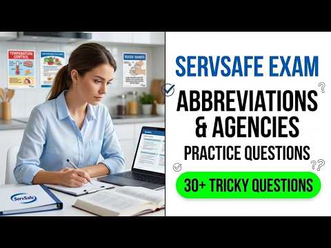Serv Safe Abbreviations and Agencies Exam Questions - Pass Your 2026 Food Safety Test Now