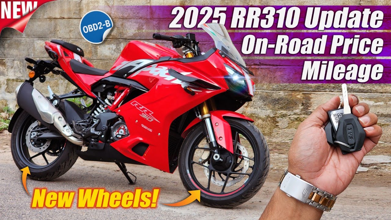 2025 TVS Apache RR310 Update OBD2B | What's New? | On Road Price ...