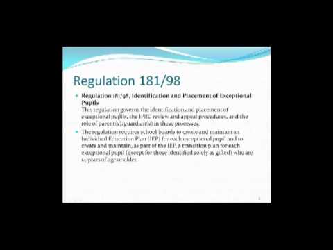 Inclusive Education 101 - The IPRC Process - YouTube