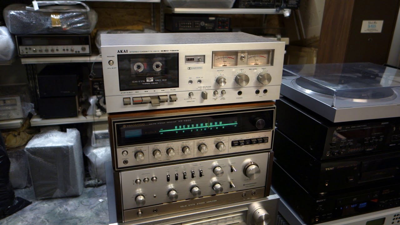 Akai GXC-725D & Dual CL-180 & Kenwood KR-4200 - YouTube