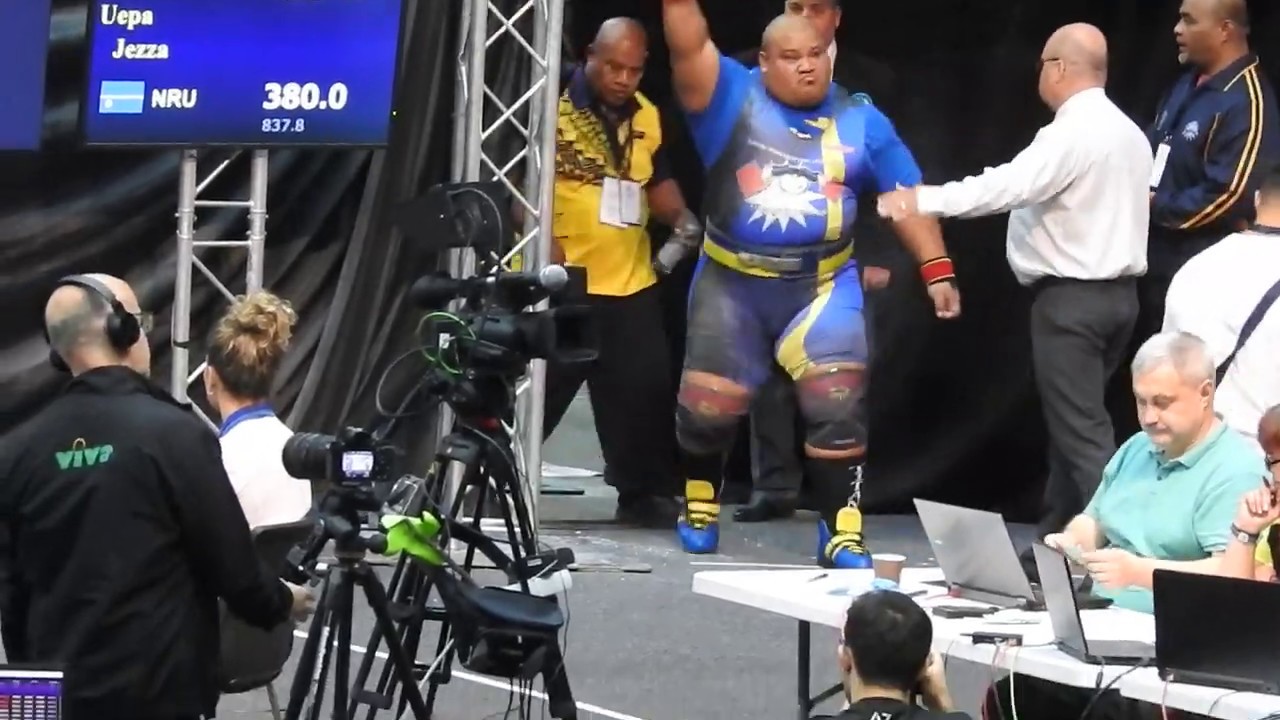 Uepa Jezza Squat 405kg The World Championship raw 2019 Helsingborg+Ray ...