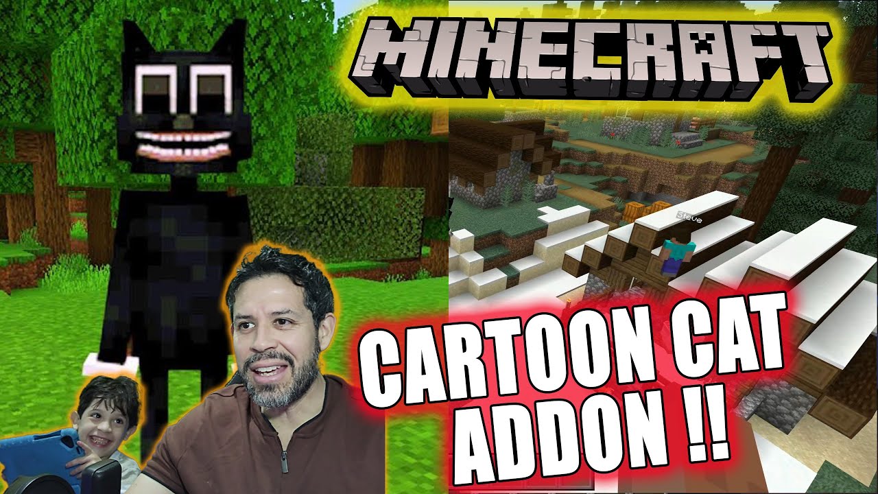 Sobreviviendo a CARTOON CAT Mod Addon Dwellers Minecraft - YouTube