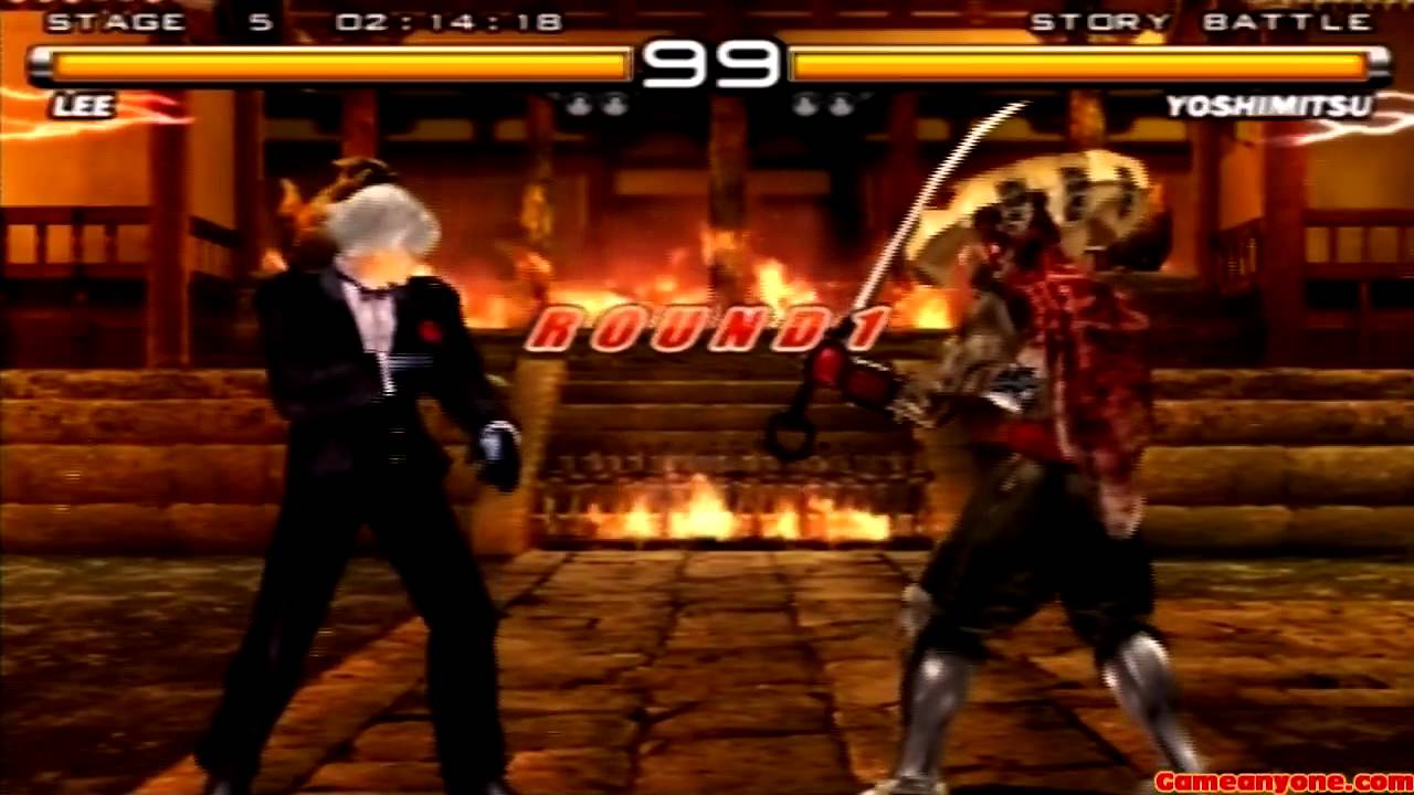 Tekken 5 - Story Battle - Lee Playthrough - YouTube