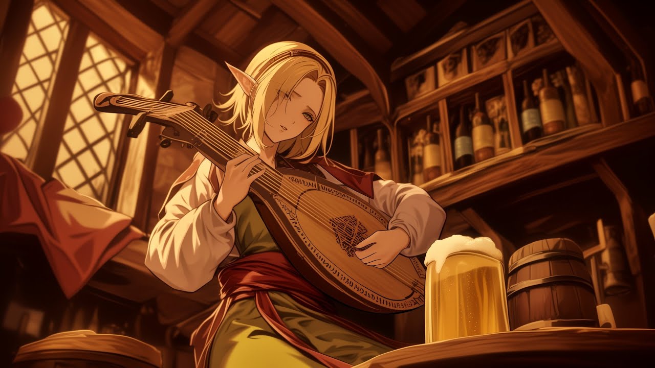 Relaxing Medieval Music - Stalls of Serenity, Dreamy Tavern Ambience ...