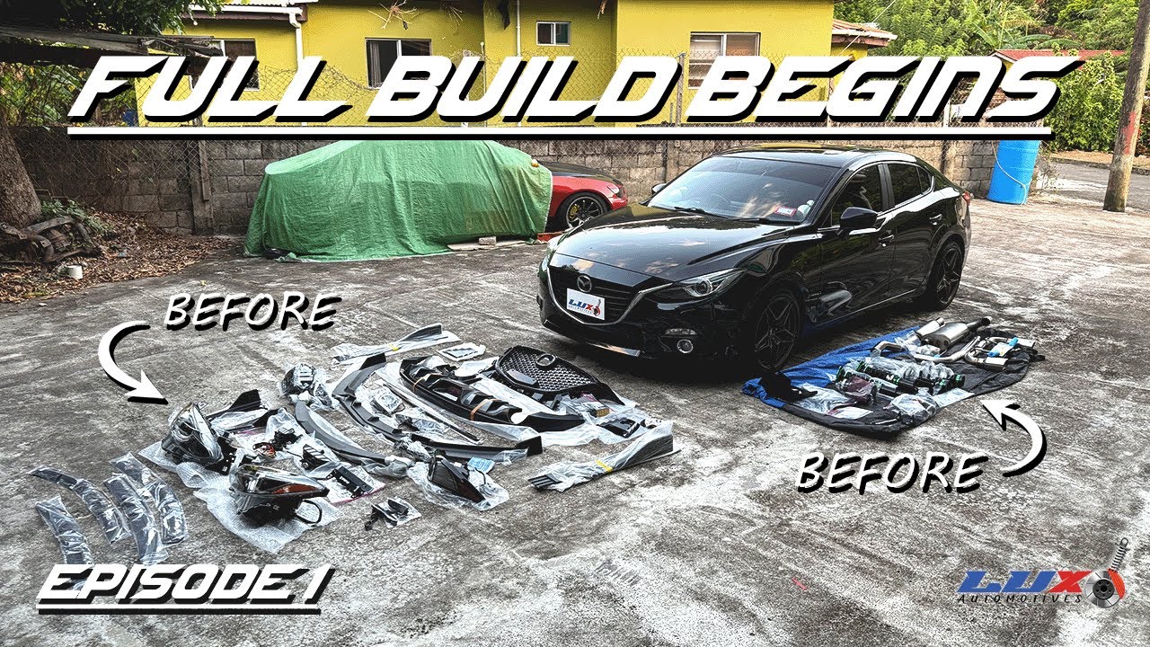Transforming a 2015 Mazda 3 | Full Build Begins with Custom Paint ...