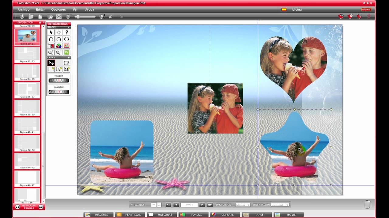 Software Fotoprix - Imágenes con Forma - YouTube