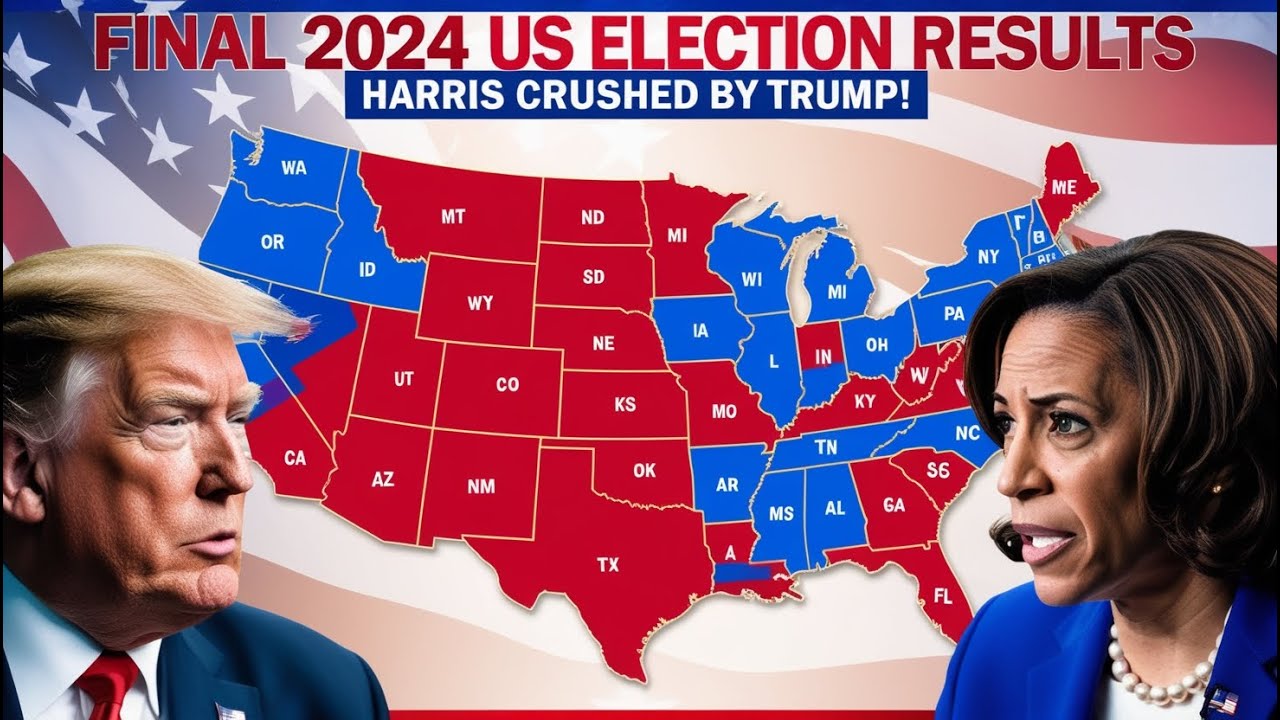 *FINAL* 2024 US Election Results: HARRIS CRUSHED by TRUMP | Updated ...