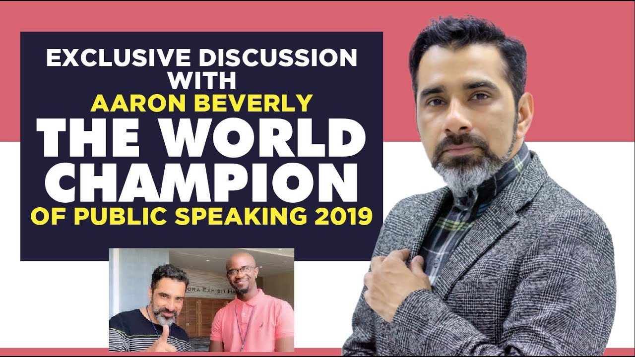 Exclusive discussion with Aaron Beverly, The World Champion of Public ...