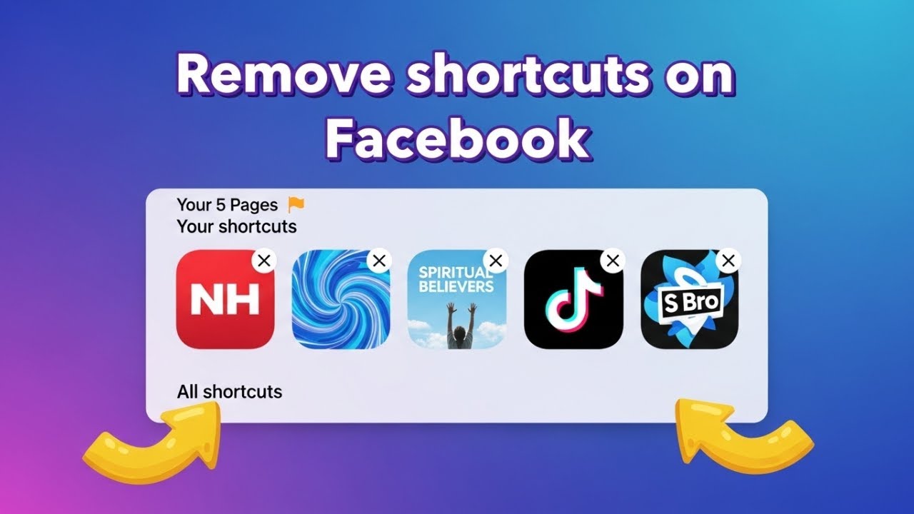 How to Remove Your Shortcuts on Facebook 2026 - Remove Facebook ...