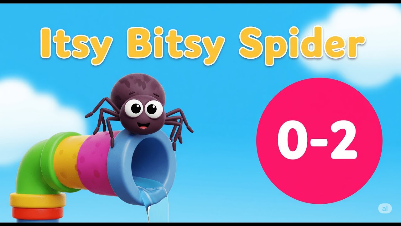Itsy Bitsy Spider - Toddler Nursery Rhymes and Songs - YouTube