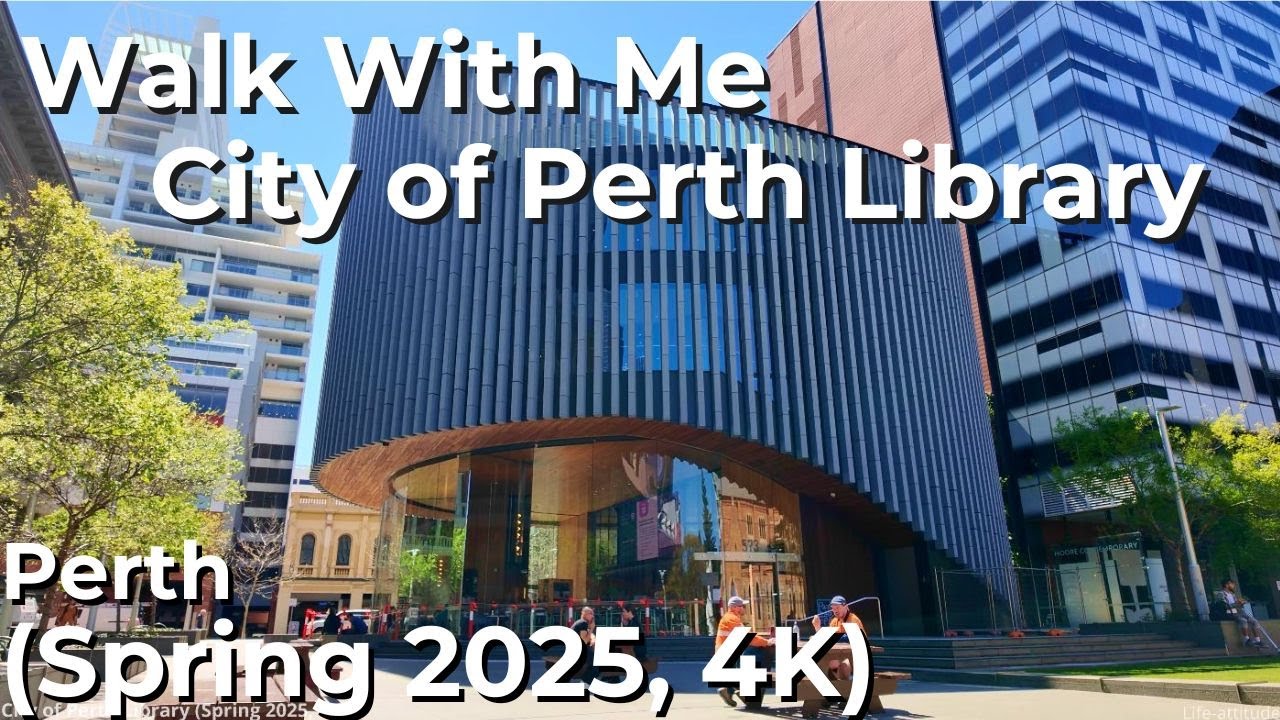 City of Perth Library Australia (Spring 2025, 4K) | Full Tour Inside ...