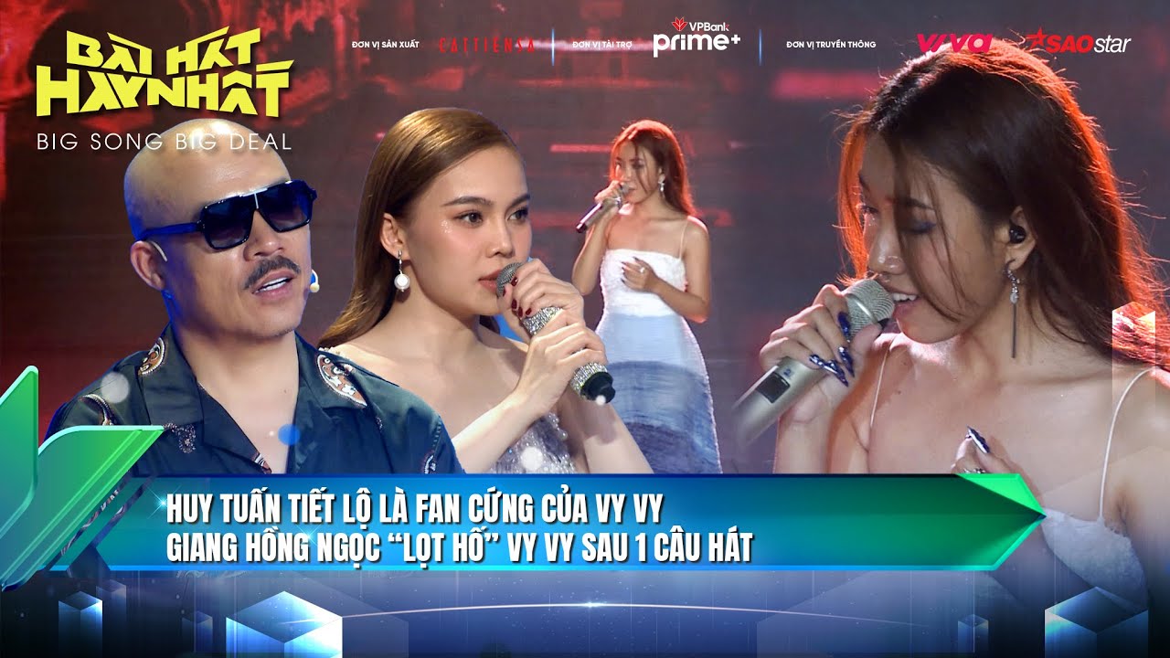Huy Tuấn tiết lộ là "fan cứng" của Vy Vy, Giang Hồng Ngọc "lọt hố" Vy ...
