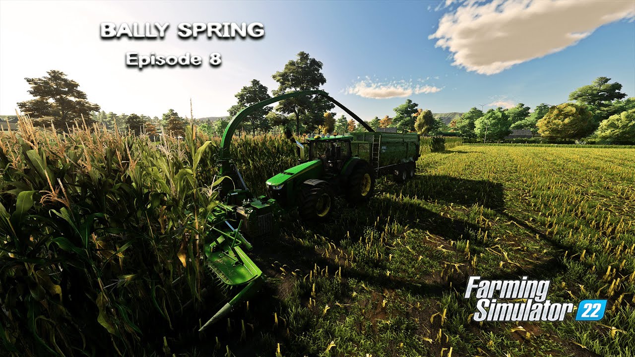 Chopping CORN for Maize Silage, NEW TRACTOR, Expanding Fields | Bally ...