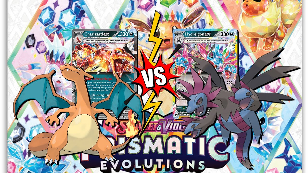 CHARIZARD PIDGEOT vs HYDREIGON - PRISMATIC EVOLUTIONS | POKEMON TCG ...