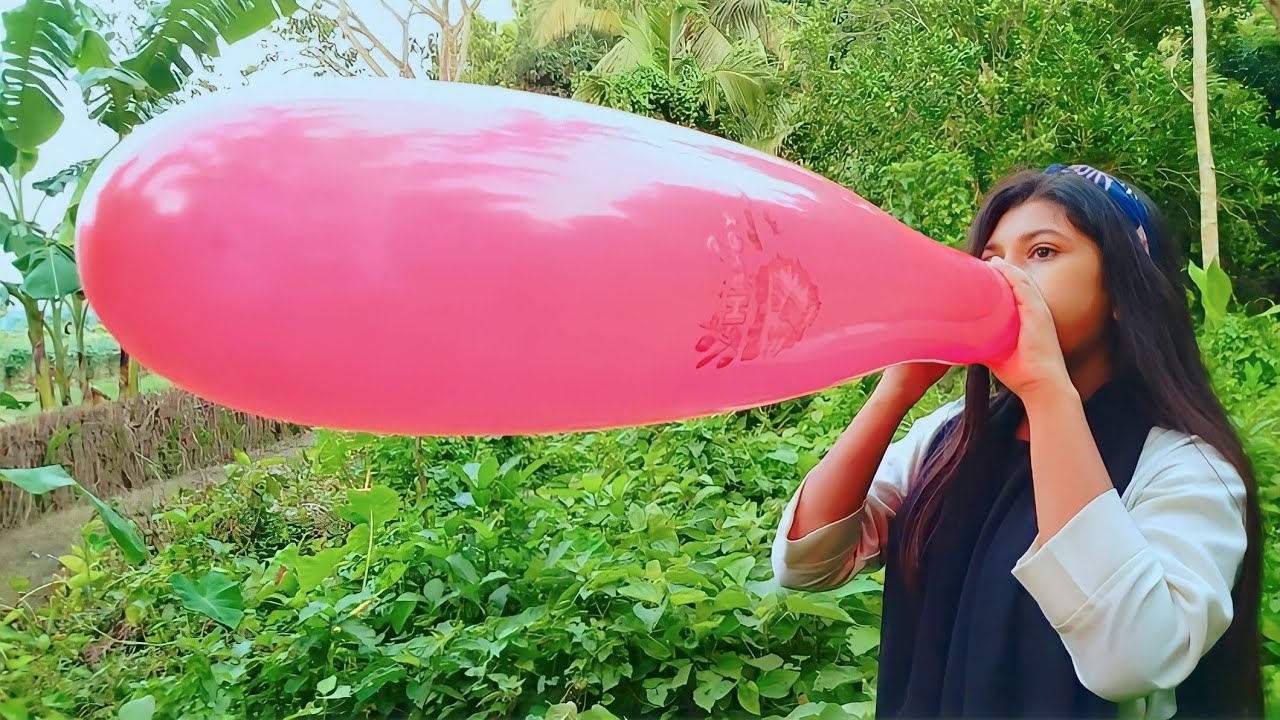 Amazing Big Balloon Pop To Have Fun With Tanee.Part-528 - YouTube