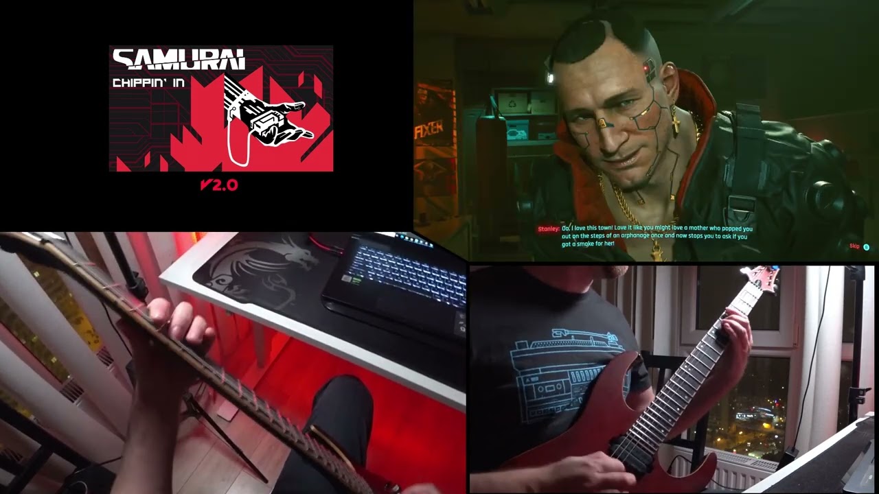SAMURAI - "Chippin In" v2.0 - cover and remix (Cyberpunk 2077) - YouTube