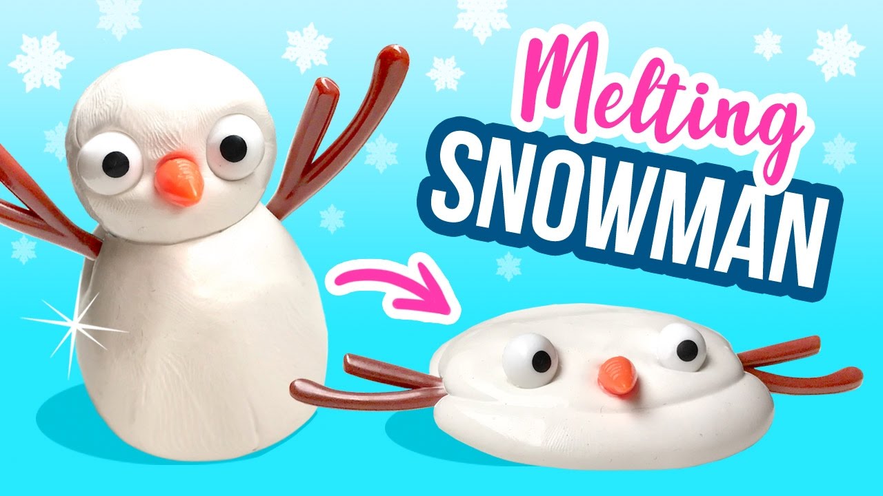 DIY MELTING Snowman Putty!! Make Fun Melting Clay! - YouTube