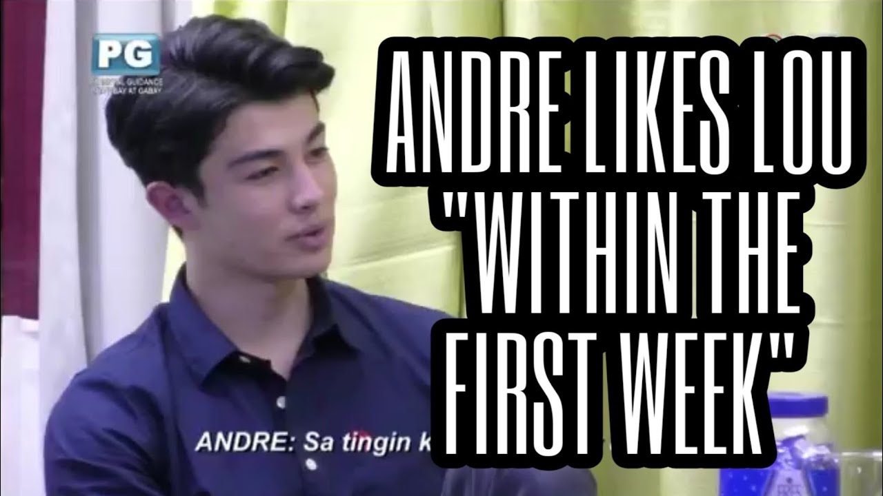 ANDRE LIKES LOU FROM THE VERY FIRST WEEK | PBB OTSO - YouTube