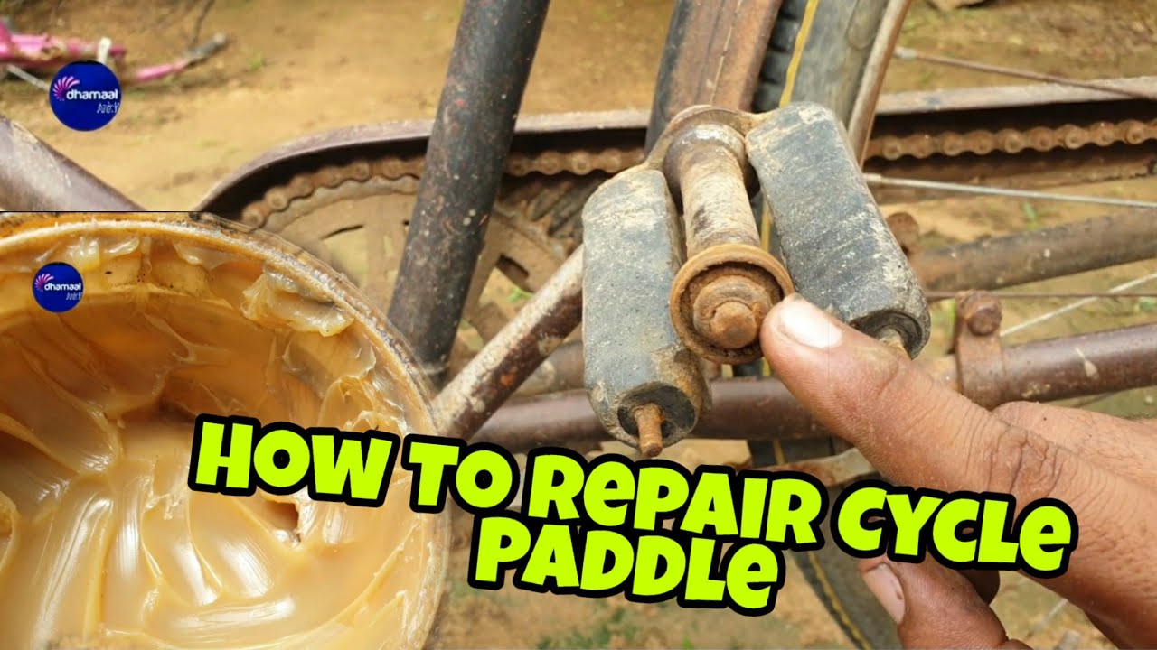 How To Repair Cycle Paddle || how to repair cycle bottom bracket ...