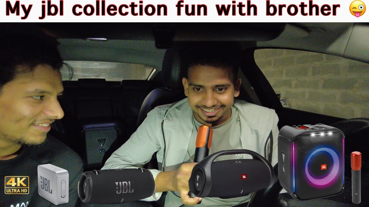 யார் பெரிசுன்னு அடிச்சு காட்டு | My jbl collection fun with brother 😜 ...