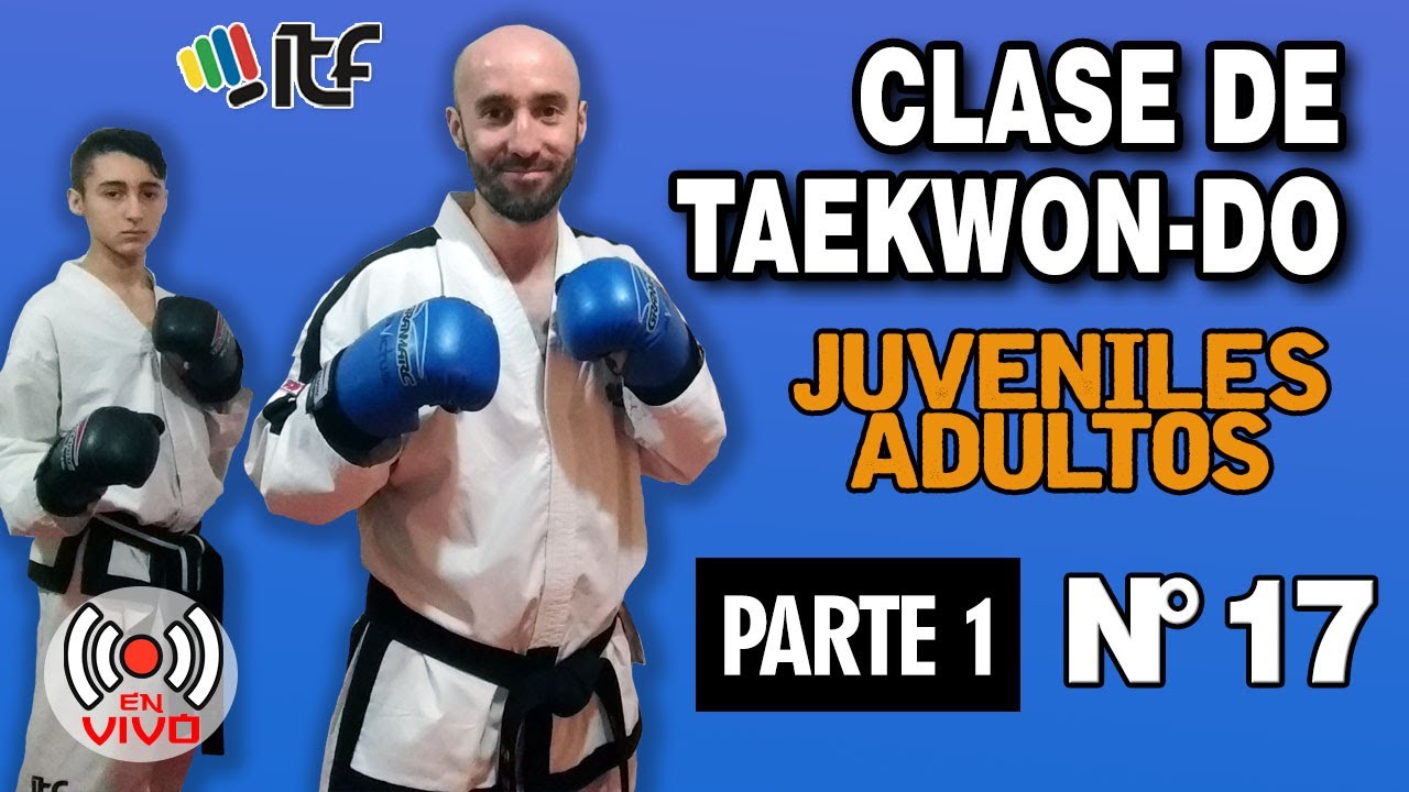 Clase de Taekwondo para Juveniles y Adultos (PARTE 1) - YouTube