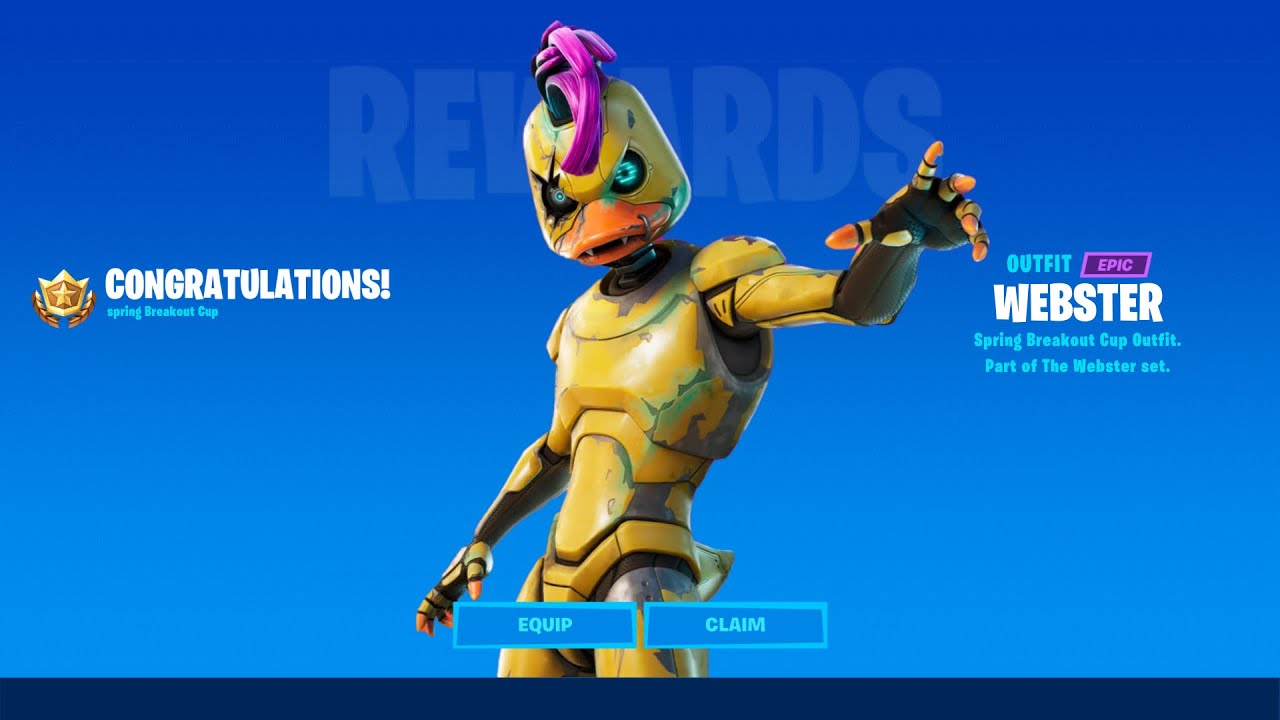 How to Get FREE Webster Skin & His Back Bling in Fortnite Chapter 2 ...