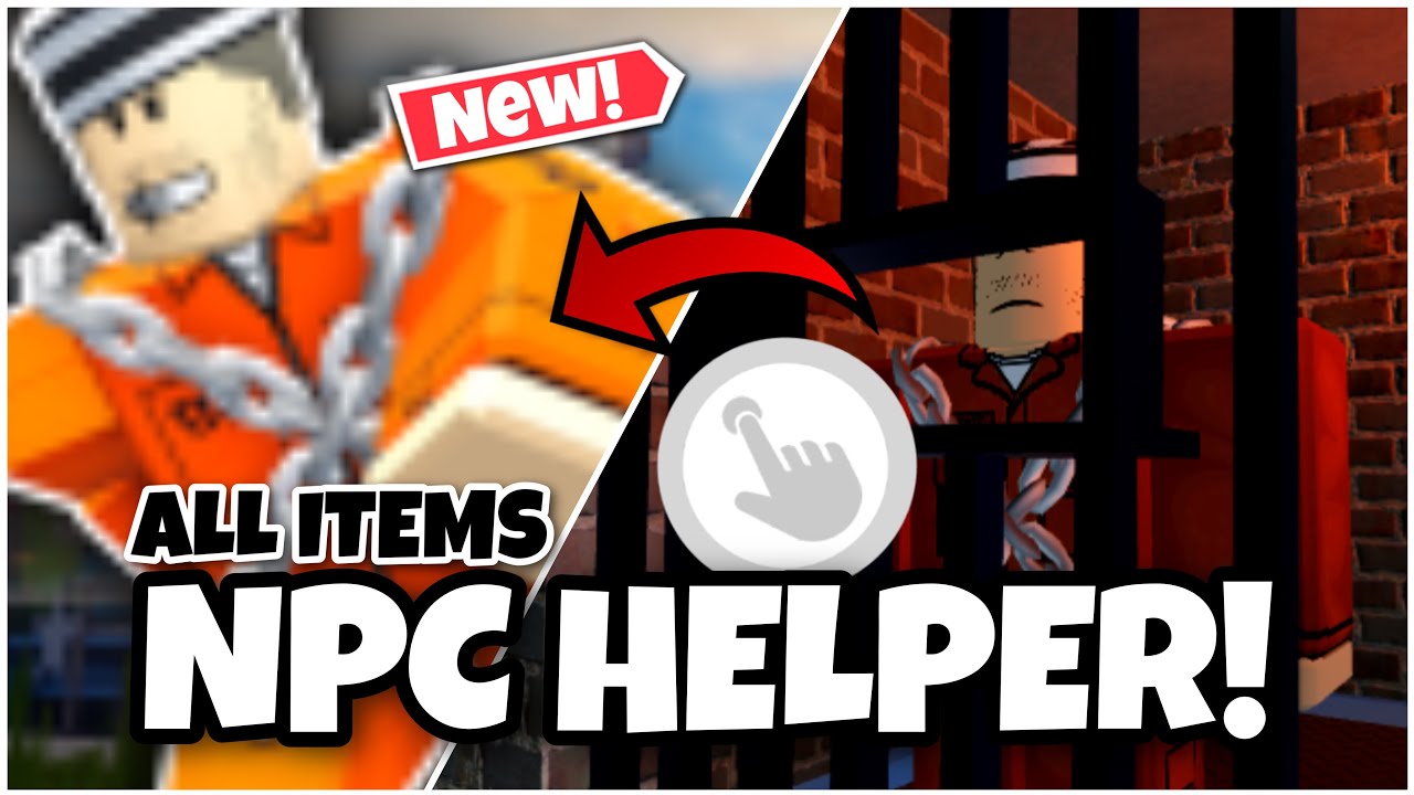 ALL Items From The PRISON NPC HELPER in Roblox Jailbreak (Prison Update ...
