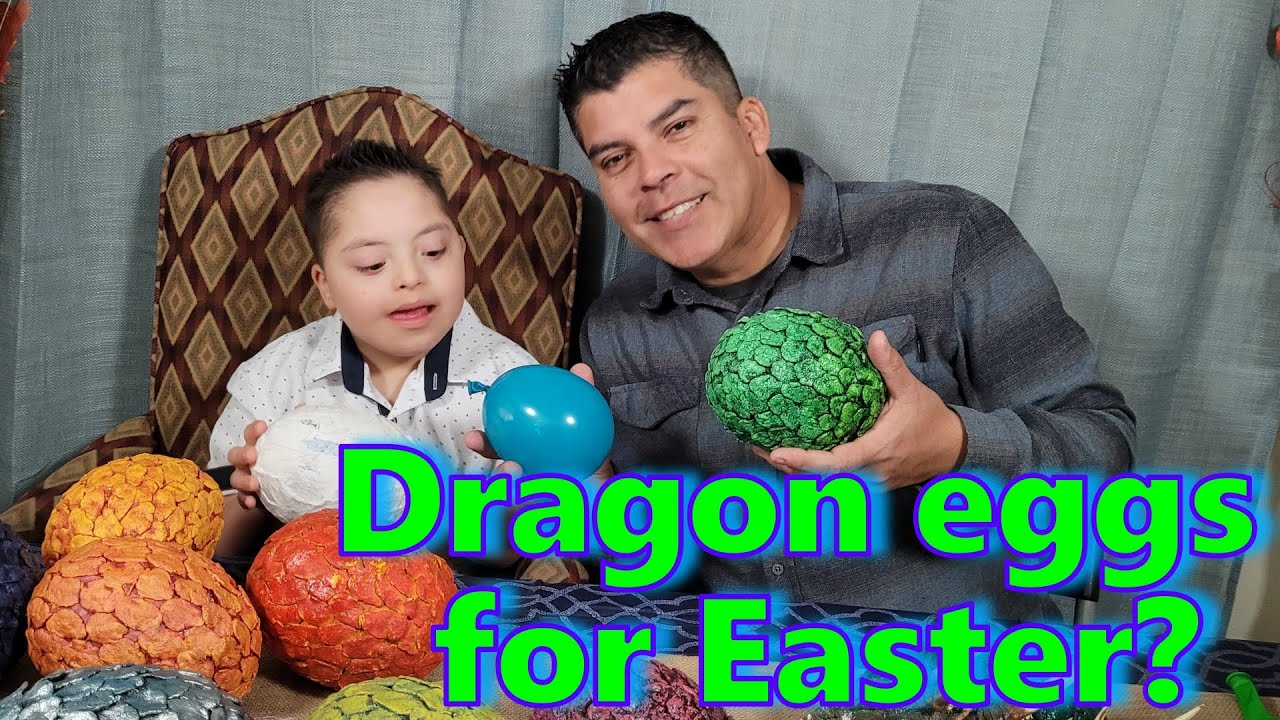 How to make giant dragon eggs. - YouTube